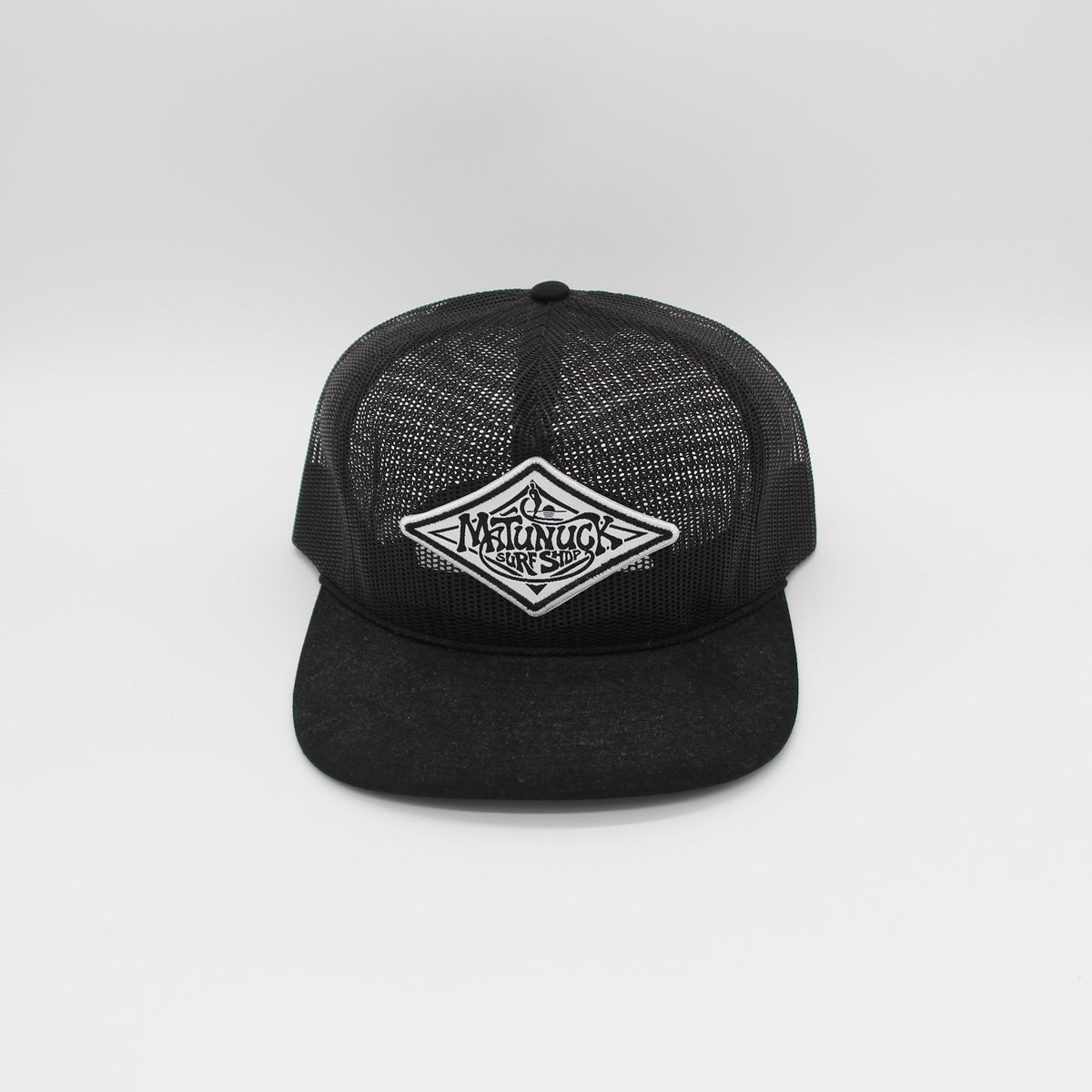 Full Mesh Diamond Logo Hat - Black